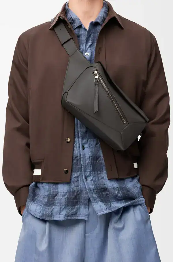 Loewe Luxury Puzzle Belt Bag - Dark Grey | Editorialist